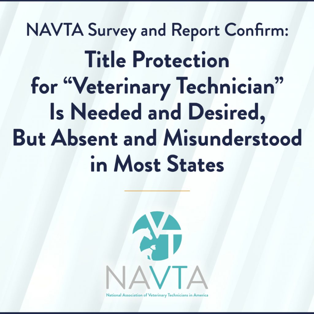 PVMA | The Critical Need for Title Protection in the Veterinary ...