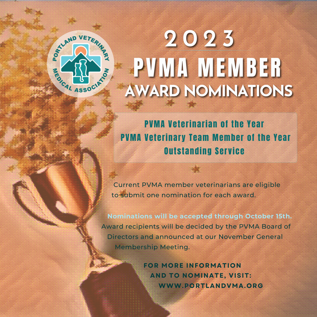 PVMA | 2023 PVMA Awards- Nominations accepted through October 15th